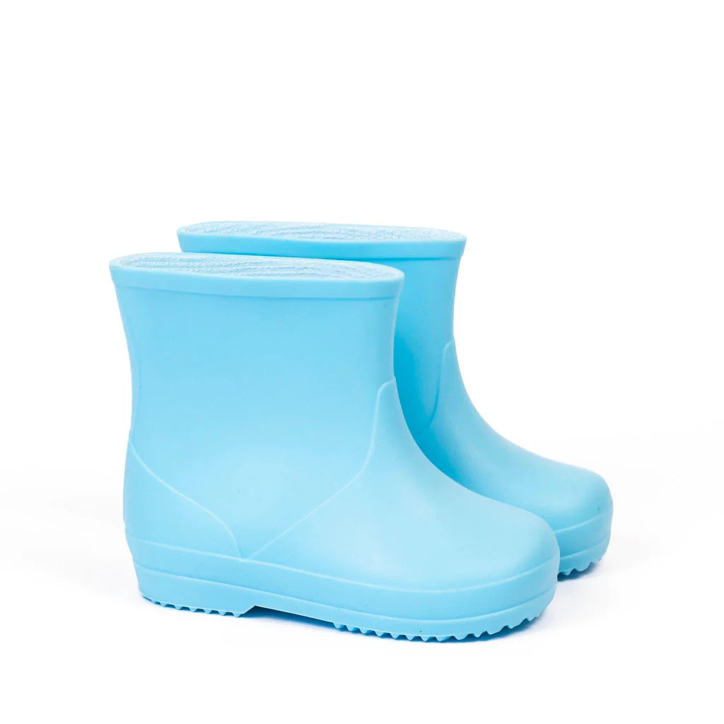 Bota de lluvia impermeable kids azul cielo Piesh – IDECAL COLOMBIA